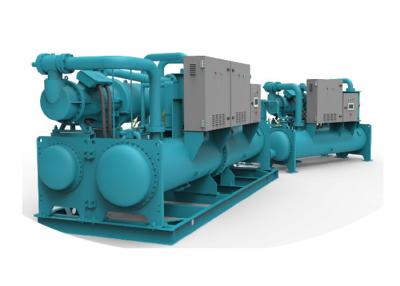 China Semi Hermetic Screw Water Chiller Units Falling Film Evaporator Type for sale