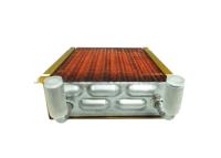 China 7mm Anodizing Copper  Window Flat Finned Tube Heat Exchanger for sale