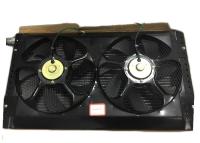 China Microchannel Air Cooled Condenser Fan Corach Aircon AC radiator Transport for sale