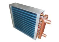 China Aluminium Fin Heat Exchanger , 16x20 Water To Air Heat Exchanger Copper Tube for sale