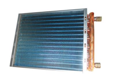 China Aluminium Fin Heat Exchanger , 16x20 Water To Air Heat Exchanger Copper Tube for sale