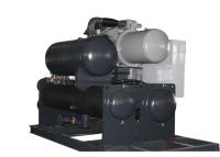 China R22 Screw Water Source Heat Pumps Packaged Hermetic Type Hvac Chiller for sale