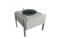 China Plate Submerged Immersion Bitcoin Cooling System Dry Coolers With Double Row Fans for sale