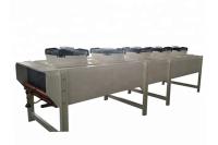 China Plate Submerged Cooling System Immersion Dry Coolers With Double Row Fans for sale