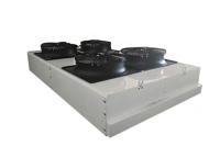 China Plate Submerged Cooling System Immersion Dry Coolers With Double Row Fans for sale
