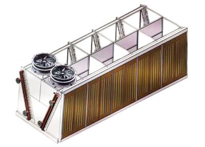 China Gold Fin Adiabatic Dry Cooler Crypto BTC Cooling System for sale