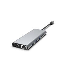 China 5-In-1 USB C Hub With Ethernet Usb A Rj45 Adapter Type C Docking Station MacBook for sale