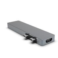 China USB-C Hub 7-in-2 Compatible with Thunderbolt 3 USB C Port 4K HDMI for Mackbook MacBook Pro for sale