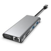 China 11-in-1 USB-C Hub with Dual HDMI USB 3.0 Ethernet 3.5mm Audio for Macbook laptop for sale