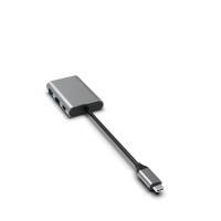 China Usb 3.0 To Dual Hdmi Adapter USB C PD 100w Converter 4K Port USB HUB   3 Port for sale