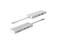 China Type C To Usb 3.0 Adapter Usb C Hub 9 In 1 Docking Station 4K HDMI PD Data 6 Port Type C Usb Hub for sale