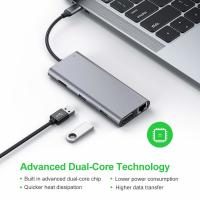 China 11 Port 11 In 1 USB Type C Hub 10Gbps USB C Docking Station Plug And Play Software Integration for sale