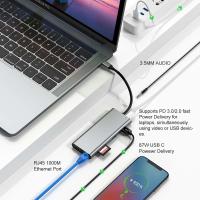 China 11 In 1 Type-C Hub Multiport Dock Station With USB3.0 PD SD/TF 4K HDMI VGA RJ45 Adapter for sale