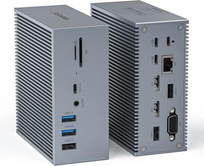 China 4k Usb C Docking Station With Integrated Cable For 4K Video Output And Heat Dissipation for sale