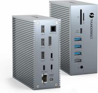 China Usb C Dock Hdmi 4k 60hz 16 In 1 Docking Station Plug And Play Convenience Silver Color for sale