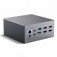China Windows MacOS Macbook Pro Usb C Docking Station With Easy Plug And Play Integration for sale