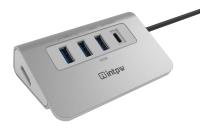 China 3.0 Usb-C To Usb-A Adapter 4 Ports Type C HUB Expander Splitter OTG Adapter Docking Station Laptop PC for sale