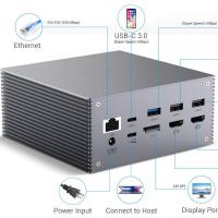China 16 In 1 Desktop Pc Usb C Docking Station Universal Windows MacOS 3.5mm Audio Jack for sale