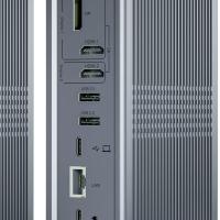China 18 In 1 Thunderbolt USB C Docking Station Multi Usb Hub DisplayLink 4K HDMI for sale