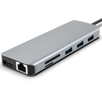 China 11-in-1 USB-C Hub for MacBook Pro with 4K HDMI 100W PD USB 3.0 SD/TF Card Reader for sale