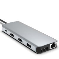 China 11-in-1 USB-C Hub for MacBook Pro with 4K HDMI 100W PD USB 3.0 SD/TF Card Reader for sale