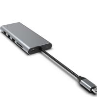 China Type C USB Hub Ethernet Docking Station Expand Macbook Connectivity gray for for laptop for sale
