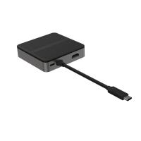 China Square 6 In 1 Dual HD 4K Type C Docks With RJ45 PD 100W SD TF 3xUSB 3.0 Docking Hdmi Hub Usb C A for sale