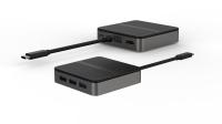 China Type C Square 9 In 1 USB C HUB HD 4K Type C Docks RJ45 PD 100W 3xUSB 3.0 Docking Sta for sale