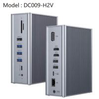 China Gigabit Ethernet Hdmi Usb C Docking Station Dual Video Audio Port SD Card Reader for sale