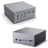 China 16 In 1 Thunderbolt 4 Docking Station 3 Monitors Mac USB 3.0 Universal Laptop DP USB C With DC Power Supply for sale