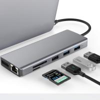 China USB A Type C Hdmi Usb Hub With 5Gbps Transfer Speed And Power Supply for sale