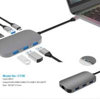 China 10/100/1000 Mbps Ethernet USB C Adapter Compatible with Windows/ MacOS/ Android/ Linux Up To 10Gbps Data Transfer Speed for sale