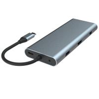 China Macbook Pro USB-A Adapter Hdmi Usb C With Plug And Play 5V/1A Power Output for sale
