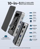 China Displaylink Usb 3.0 Docking Station Enclousure Of NVMe NGFF SSDs Windows Mac Chrome OS for sale