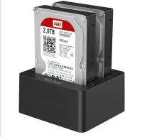 China USB 3.0 Hdd Dual Bay Hard Drive Docking Station 2.5 3.5 SATA HDD SSD for sale