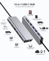 China USB 3.0 Hub Extension Type A Male To Female Data Cord With USB C Hub Power Extra Long for sale