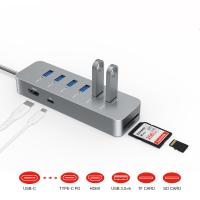 China 10gbps Usb C Hub Usb 3.0 Splitter Usb A Expander Portable Multiport Data Hub For Laptop Imac Pro for sale