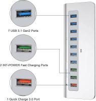 China Up To 10/5Gbps Data Transfer Speed USB-C Connector Hub with CE Certification for sale