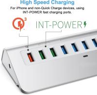 China Up To 10/5Gbps Data Transfer Speed USB-C Connector Hub with CE Certification for sale