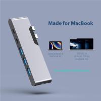 China 8 In 1 Dock Station Dual Usb C Power Adapter Hub Card Reader Pro Pad Converter USB Hub For Mac for sale