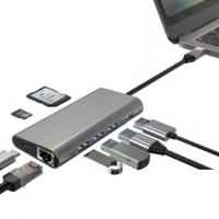 China Hub Usb C 4K/30HZ Rj45 For Windows/MacOS/Android/Linux Devices for sale