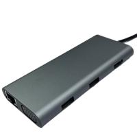 China Hub Usb C 4K/30HZ Rj45 For Windows/MacOS/Android/Linux Devices for sale
