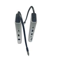 China mac usb c hub 6 in 1 Docking Station USB-C to USB A 3.0 PD 100W for mac mini  m1  m2 for sale