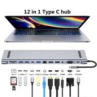 China 12 In 1 USB-C Type-C Docking Station For Charging Data Transfer And Speaker Function for sale