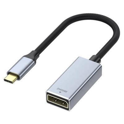 China PVC Jacket Male-Female USB C Type C to Displayport Display Adapter Cable for 8K 60Hz Video Audio for sale