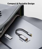 China Custom Length Gray USB-C to HDMI 2.1 Adapter 8K 60Hz for Speed USB Type C 3.1 Laptopps for sale