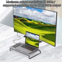 China TYPE-C Male 11 In 1 Hub Computer Laptop Docking Station Adapter with 1000Mbps RJ45 and USB-C PD for sale