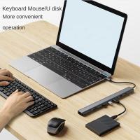 China USB 3.1 Interface Type 10 In 1 Type C Hub For High Speed Data Transfer And Charging for sale