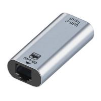 China USB C Female to Ethernet Port Adapter 10/100/1000 Mbps Speed for Fast Network Connection for sale