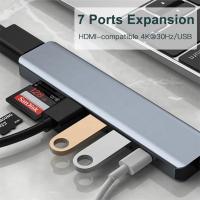 China Type C Type-C Hub Multi Function Adapter for Charging Data Transfer and Video Output for sale